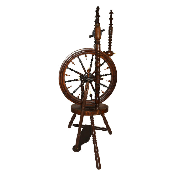 Upright Castle Spinning Wheel - Ski Country Antiques & Home