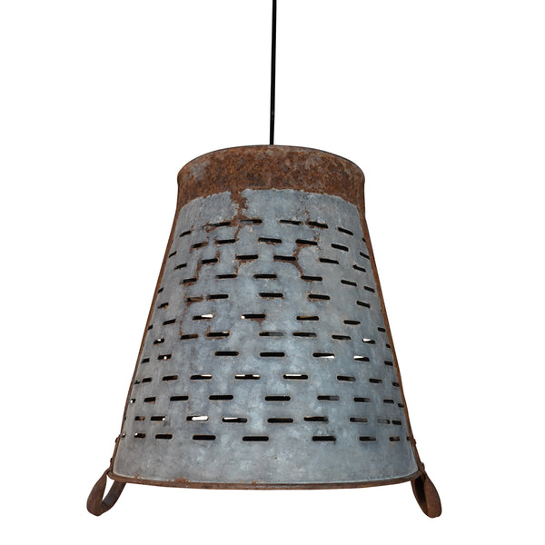 Olive Bucket Pendant Light Fixture - Ski Country Antiques & Home