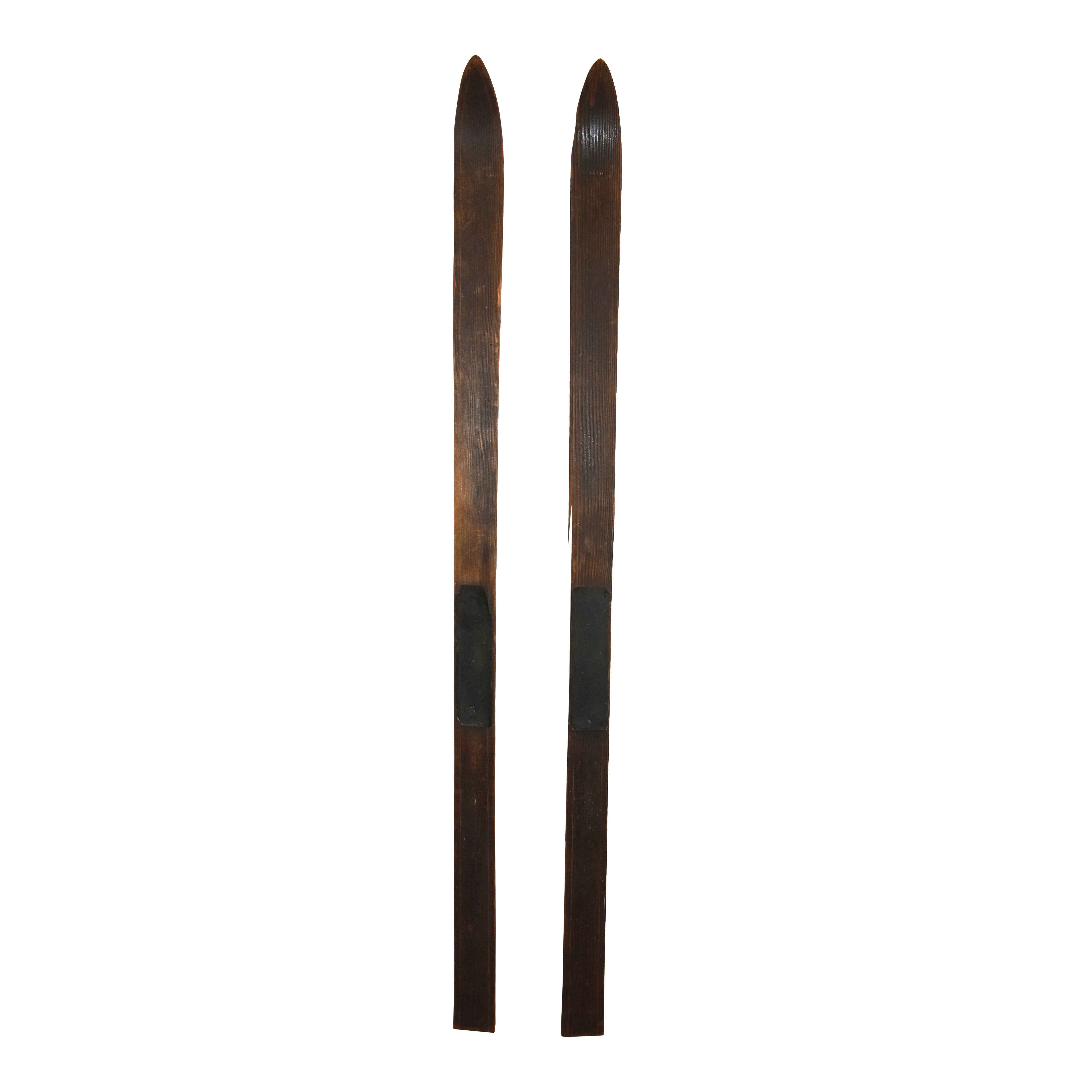 Child's Wooden Skis - Ski Country Antiques & Home