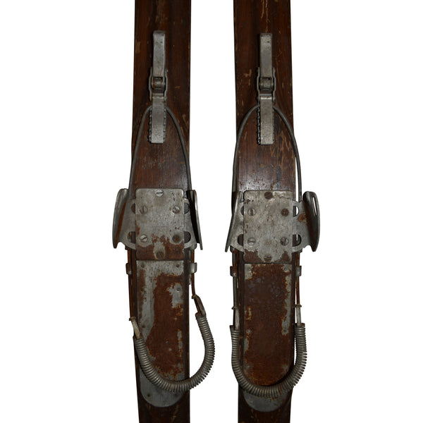 Ridge Top Skis with Gerber Brothers Bindings - Ski Country Antiques & Home