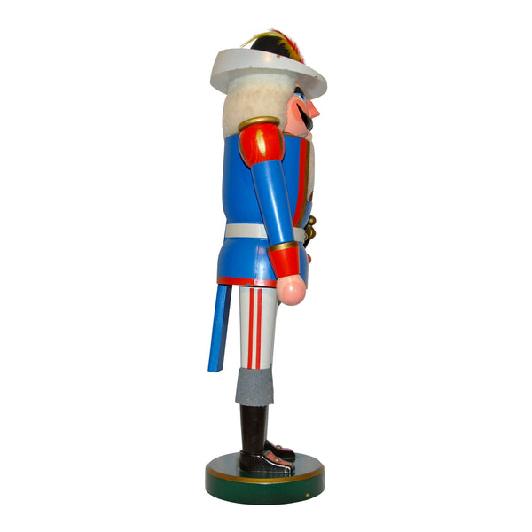 German Wooden Nutcracker Musketeer - Ski Country Antiques & Home