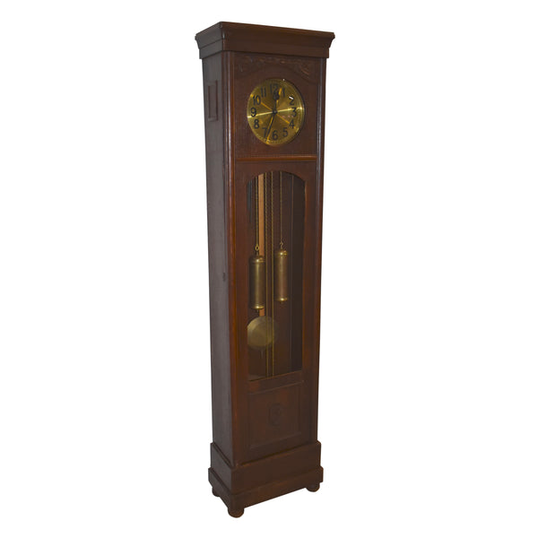 German Isgus Grandfather Clock - Ski Country Antiques & Home