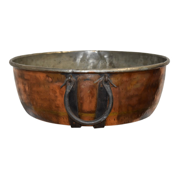 Copper Pot with Iron Handles - Ski Country Antiques & Home