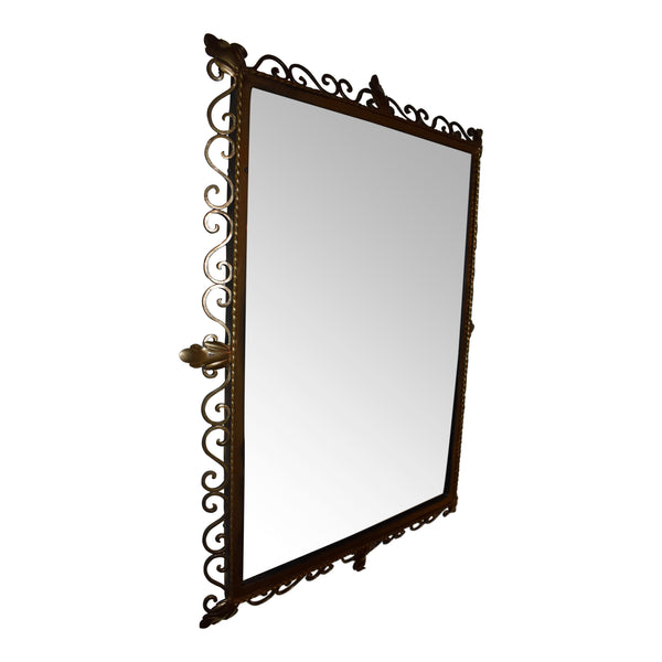 Iron Wall Mirror - Ski Country Antiques & Home