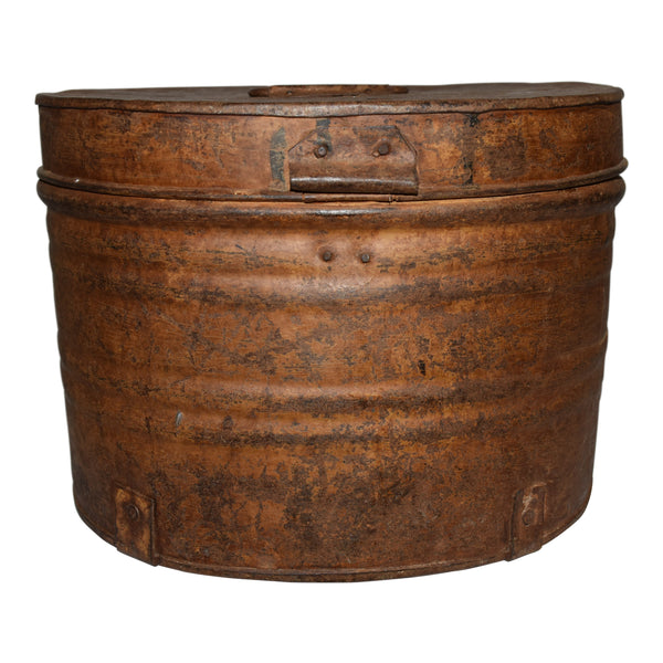 Oval Metal Container with Lid - Ski Country Antiques & Home