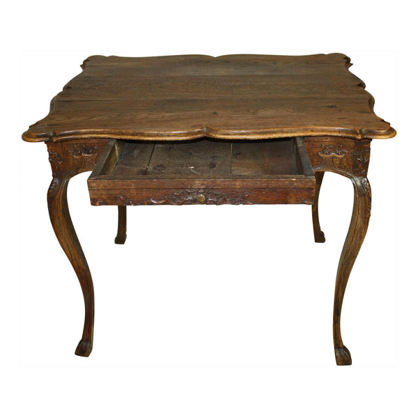 Carved Oak Table - Ski Country Antiques & Home