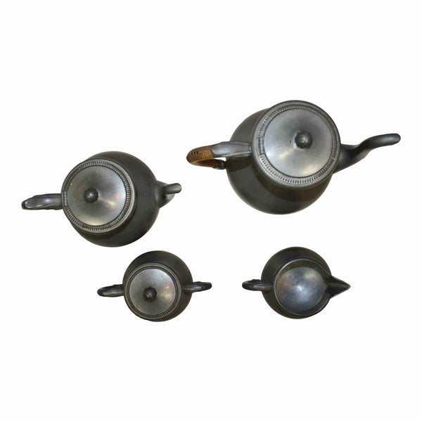 Pewter Coffee/Tea Set/4 Pieces - Ski Country Antiques & Home